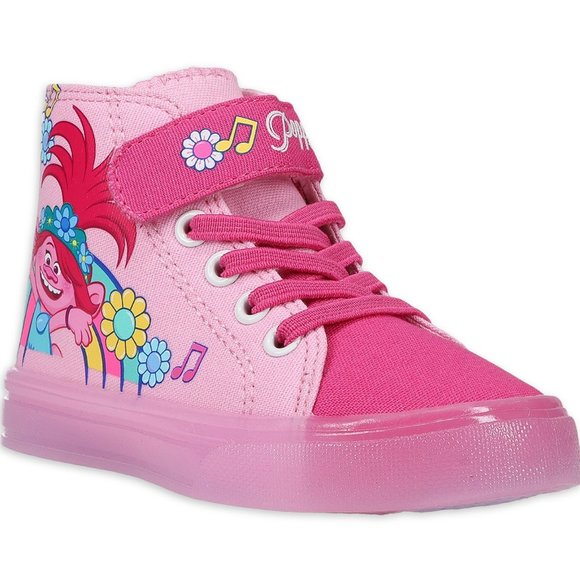 Dreamworks | Shoes | Trolls Light Up Sneakers Size 2 | Poshmark